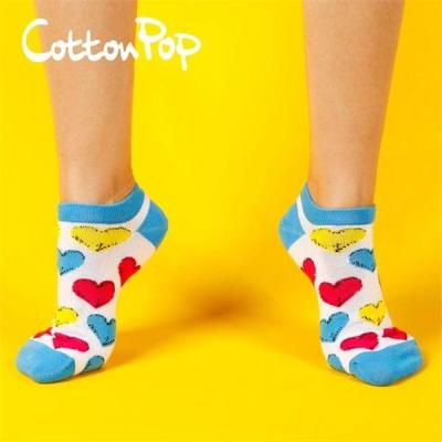 China Top selling stunning customized design summer OEM thin cotton leisure ship socks for women for sale