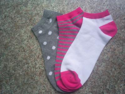 China Classic patterned design summer OEM thin cotton ship socks for women for sale