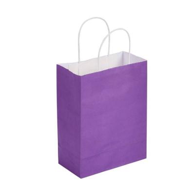 China Biodegradable Kraft Paper Bag Plastic Free Packaging Alternative Ideal for Holiday Gift Packaging and Retail Applications for sale