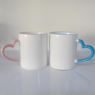 China 11oz White Photo Ceramic Mug Sublimation Mugs 330ml,Blank Ceramic Sublimation Mug for Heat Transfer for sale