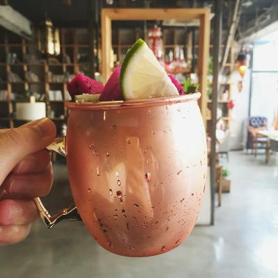 China Stainless Steel Moscow Mule Copper Plating Cup Mug，Factory Price Stainless Steel Moscow Mule Copper Mug for sale