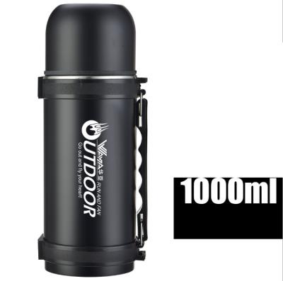 China 1000ml New style portable stainless steel vacuum travel thermos with cup lid for sale