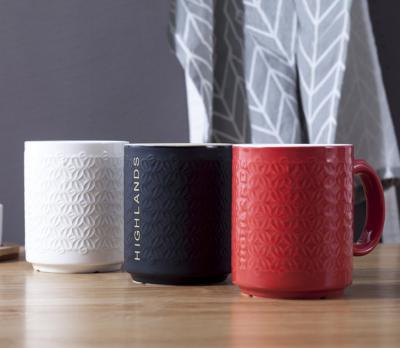 China Hand made japanese style decorative drinkware elegant 300ml home hotel ceramic mug for sale