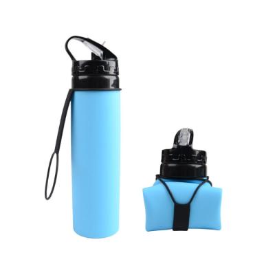 China Foldable running/cycling/sports water bottle,700ml fully collapsible,uk despatch for sale