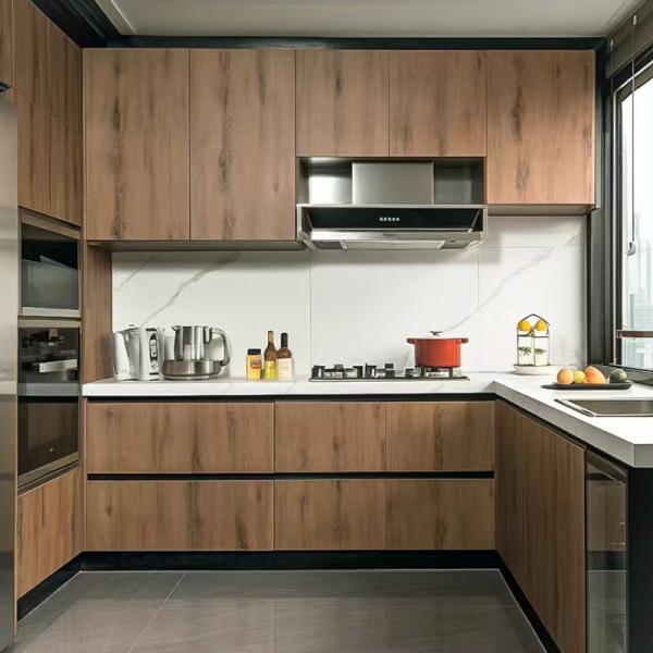 Quality Wooden Apartment Lacquer Kitchen Cabinet Customized Kitchen Cupboard Lacquer for sale