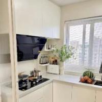 Quality New Modular Solid Wood Kitchen Furniture Custom Cabinets for Apartment Use for sale