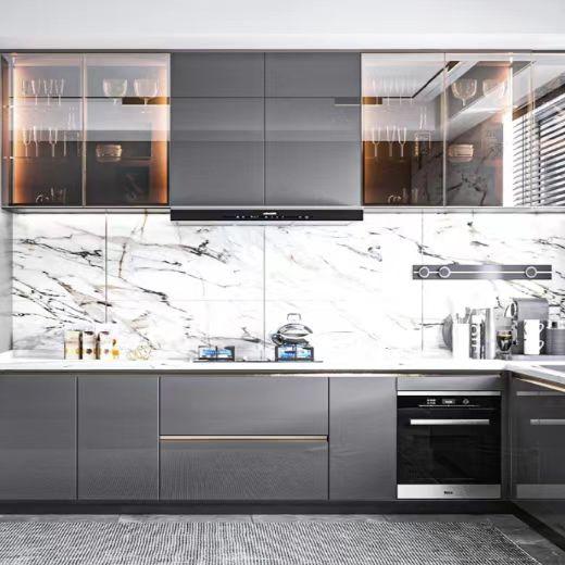 Quality Modern Kitchen Cabinet Factory Direct Wholesale Custom Kitchen Storage Cabinets for sale