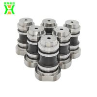 China Parallelism 0.01mm Injection Molding Threaded Inserts Black Coating for sale