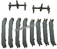 Quality PA66 GF60 Plastic Molding Car Parts CNC Machining Automotive Vane for sale