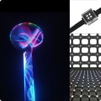 China 4led Pixel LED Grid Screen Transparent Dmx Control for Building Lighting for sale
