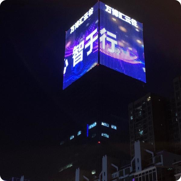 Quality Outdoor LED Point Lights Waterproof Pixel Screen Transparent 6000K for sale