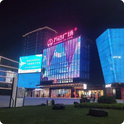 China High Definition DMX512 SPI LED Injection Grid Screen High Waterproof For Facade for sale