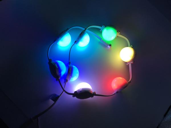 Quality 512 Dot RGBW Chip Led Pixel Lights 24 Volt Ip65 Pc Waterproof for sale