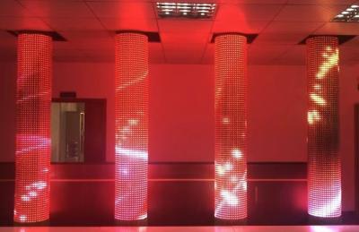 China Hochwertige Modelle RGB Medien Transparent Mesh Display Bildschirm zu verkaufen