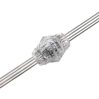 China Crystal 3D Pixel Led Chain With 12.1 Lm/W Luminous Efficiency Full Color for sale