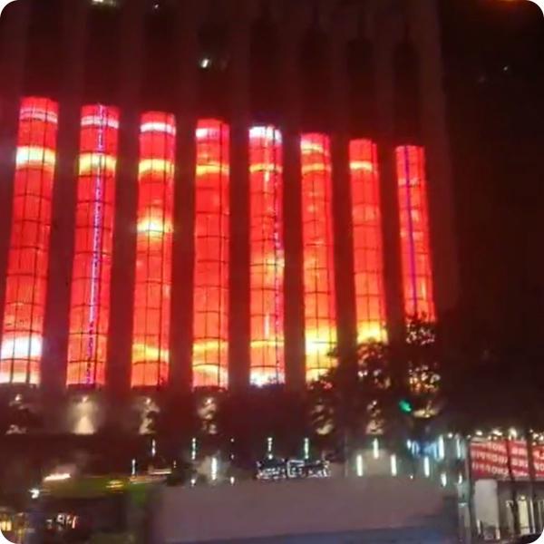 Quality Entertainment Lighting LED Pixel Screen 30MM Pixel Dot DMX for Media Facade for sale
