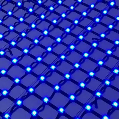 China Animation LED Mesh Screen 3cm DMX512 LED Display Screen 10mm Pixel Pitch for sale