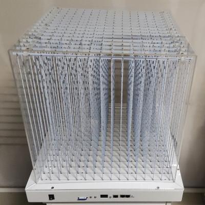 China 3D Light Cube Luminous  50000 Working Hours Perfect 3D exhibition cabinet for sale