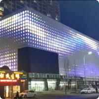 China Video Function Transparent LED Mesh Screen Dispaly PVC Material Foldable for sale