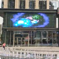 Quality High Brightness LED Transparent Screen 6000-9000K for Outdoor Advertising for sale