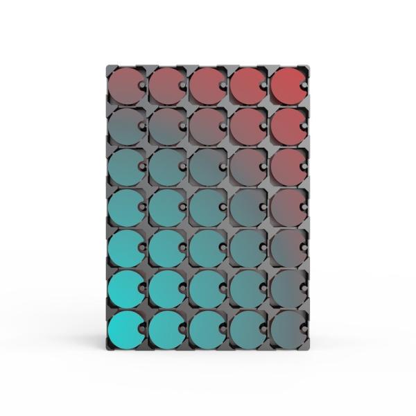 Quality 30MM Flip Dot Module Art Flip Screen For Station Airport Square Park Museum for sale