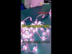 dmx rgb landscape 3d led pixel lamp crystal waterproof for building decoration