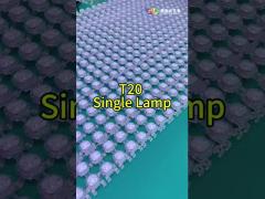 20mm Panel Size LED Grid Screen Outdoor High Brightness Landscape Light