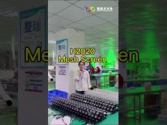 Intelligent Panoramic 3D Radar Sensing LED Building Glass Curtain Wall Grid Screen for Interactive Running Other Media