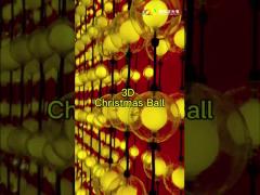 3D Christmas Ball 24V IP67 3D Modeling LED Pixel LightsWaterproof LED display