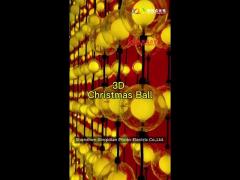 3D Weihnachtsball 24V IP67 3D Modellierung LED Pixellichter Wasserdichtes LED-Display