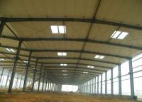 China Large double span heavy crane water-proof steel structure workshop for sale