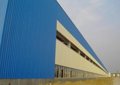 China Heavy Steel Structure Workshop Construction With Alkyd Primer Surface Treatment for sale