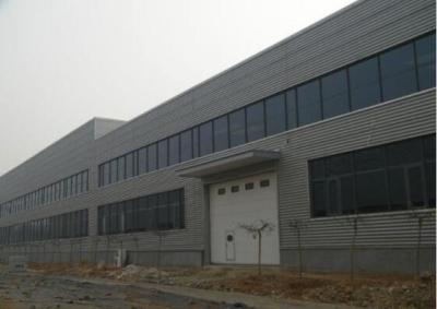 China Large double span heavy crane water-proof steel structure workshop for sale