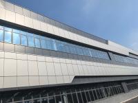 China Sandwich Panel Cladding Prefabricated Steel Warehouse Seismic Resistant Eco Friendly Solution for sale