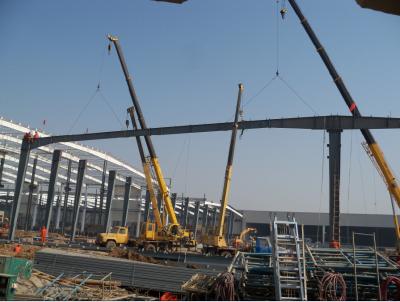 China Stahlkonstruktions-Lager-Metallrahmen ENV 50MM Doppelbogen-3.2m zu verkaufen