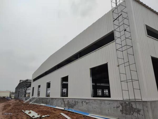 Tekla 3D Designed Portal Frame Steel Structure Workshop Entire Supply Solution