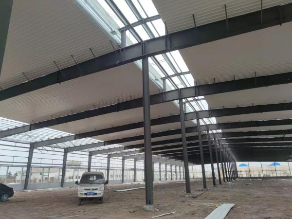 Tekla 3D Designed Portal Frame Steel Structure Workshop Entire Supply Solution