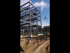 multi storey prefabricated structural steel framework workshop building construction