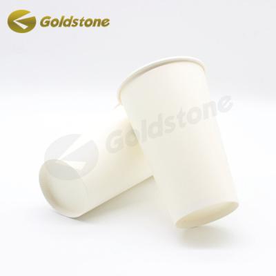 Cina Coppe di carta senza plastica ecologica di 12 oz Coppe da bere di carta in vendita