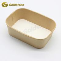 China 650ml Rectangular Paper Bowls Versatile And Practical For Serving Generous Portions Support Customization for sale