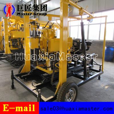 China Powerful 130 Meters Mobile Type XYX-130 Hydraulic Water Well Drilling Rig For Sale for sale