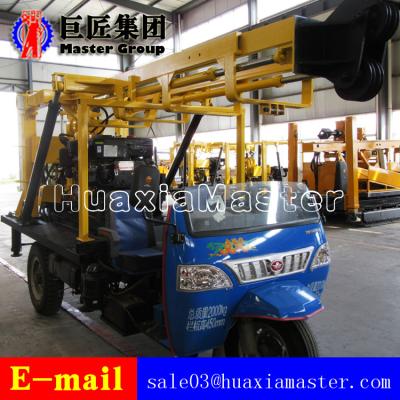 China XYC-200A Tricycle Diamond Core Machine Hydraulic Rotary Water Well Drilling Rig for sale