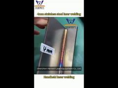 double wire feeding handheld single motor laser welding machine welding 4mm stainless steel