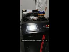 2000w handheld single motor laser cleaning machine for cleaning thin carbon steel