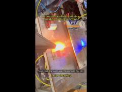 argon / nitrogen gas handheld welding machine 1064 nm - 1080 nm with 3000w