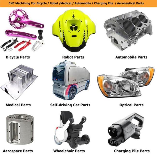 Factory Custom Intelligent Sweeper Robot Accessories Die Casting Aluminum Parts Spare Part Machine Part