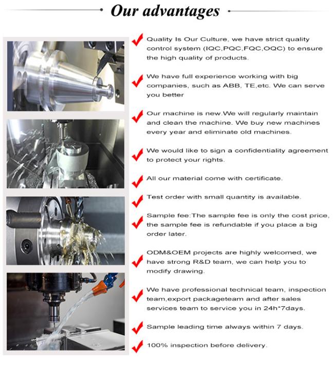 High Precision OEM Customized CNC Machining/Machined Aluminum/Steel/Copper/Brass Parts Spare Part