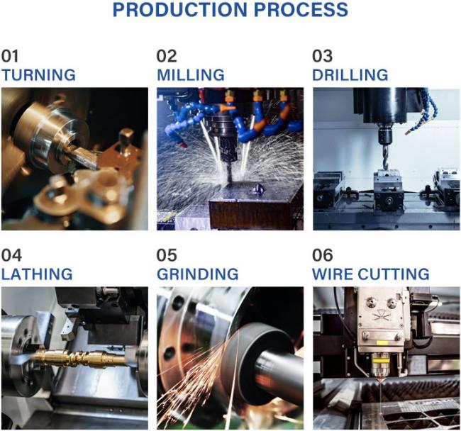 CNC Machined Mechanical Machine 5 Axis Milling Turning Metal Motorcycle Bicycle Car CNC Machining Service Custom Brass Parts Machine Part