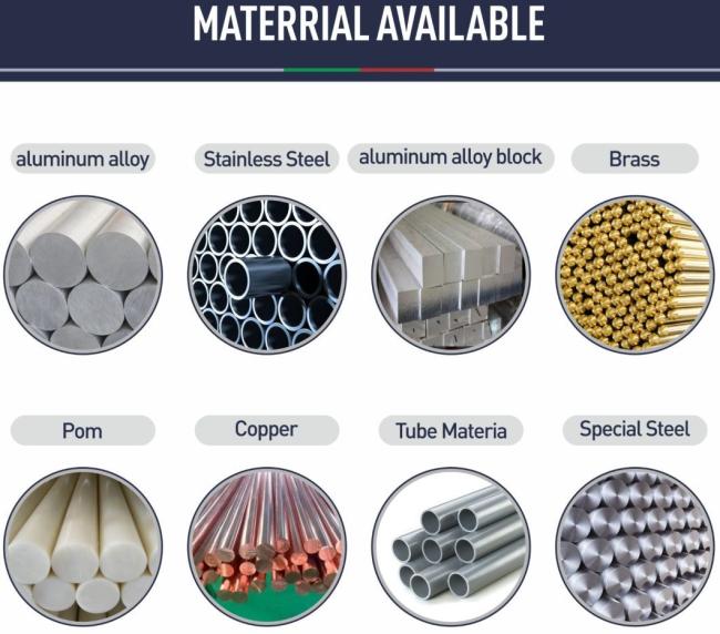 Custom Polishing Screw Nut Parts Brass CNC Lathe Machine Build Brass Rod Spare Parts Machining Metal Part Machine Part