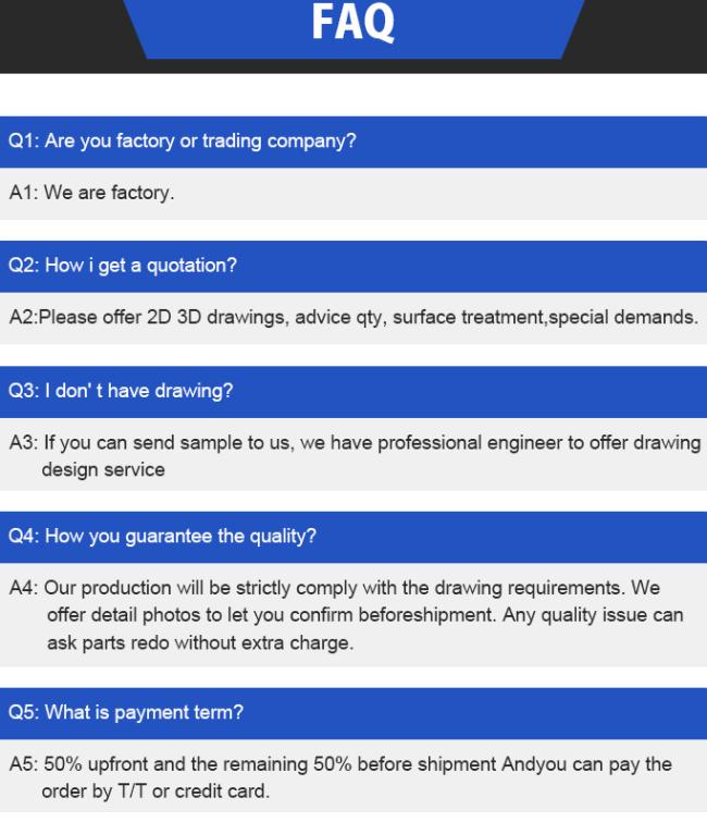 Customized Precision Aluminum CNC Machining Parts Spare Part for Industrial Parts